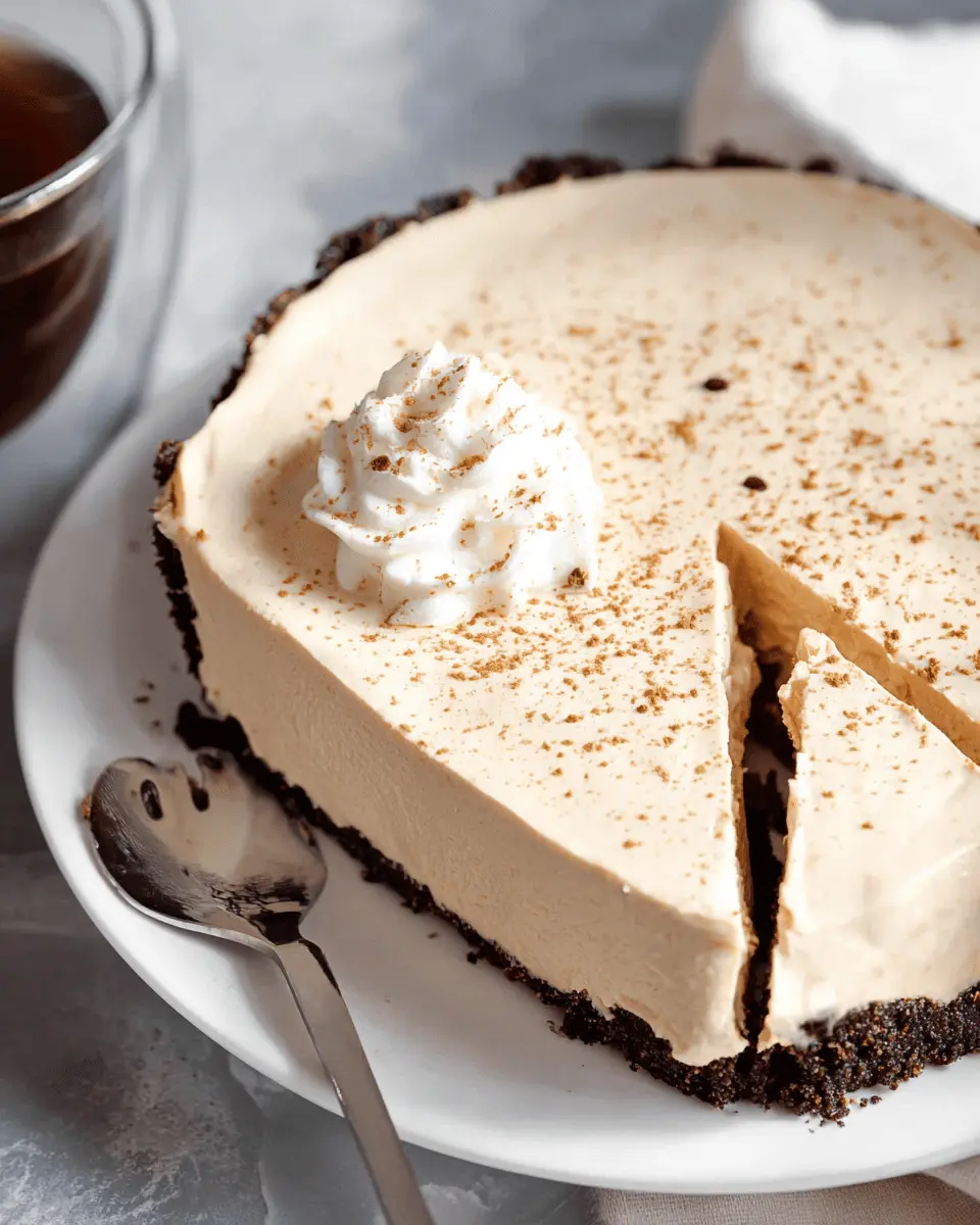 creamy coffee pie recipe
