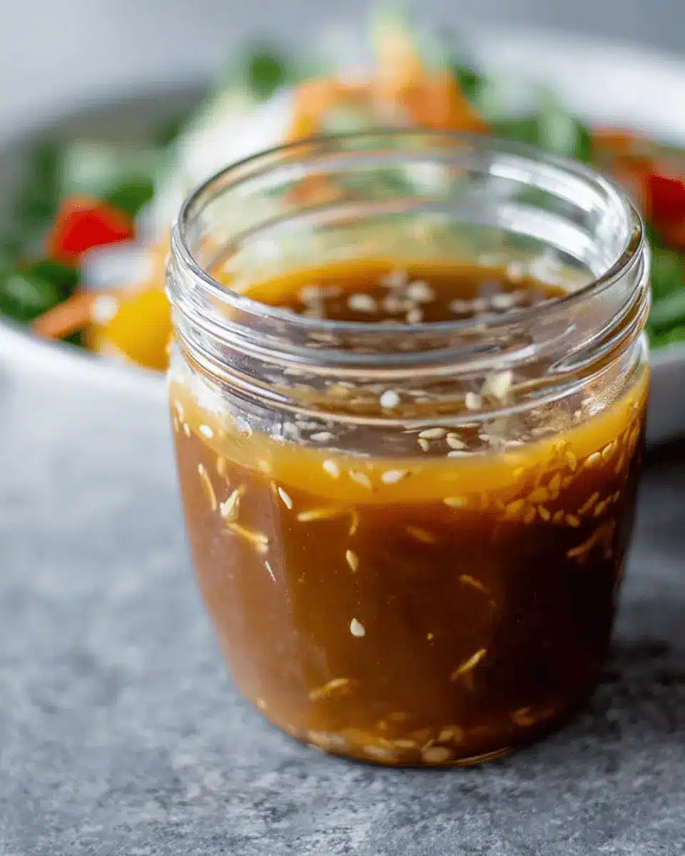 5 minute asian salad dressing